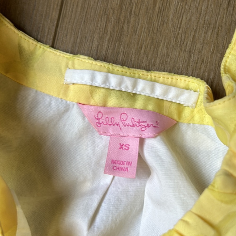 2000s Era Lilly Pulitzer Color Block Cap Sleeve Dress… - Gem